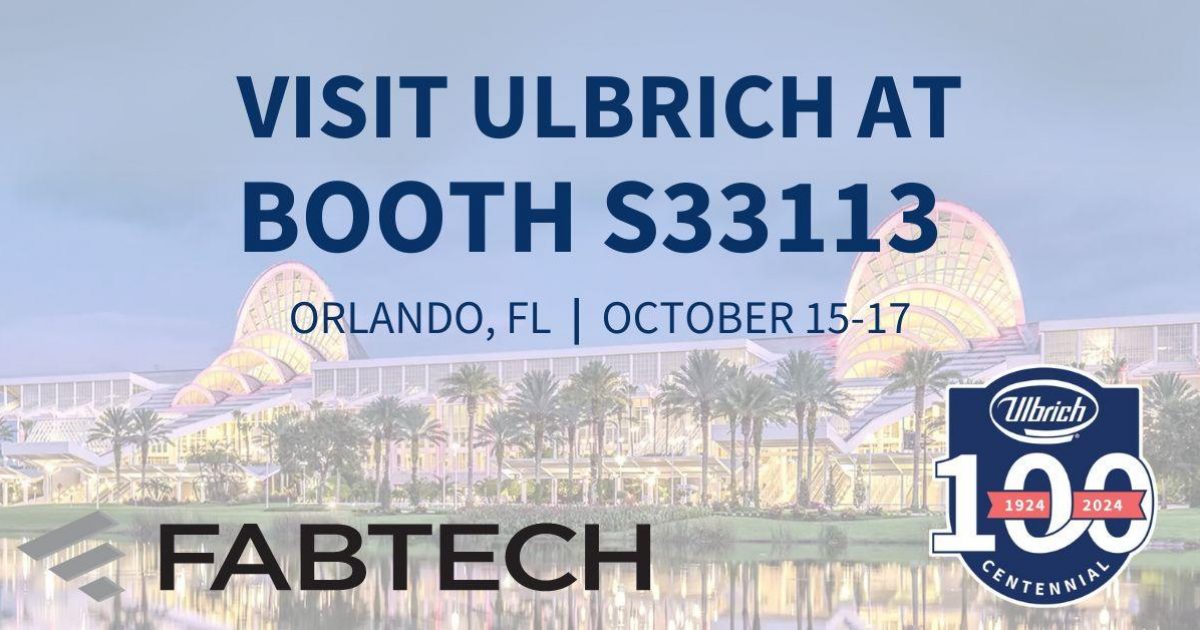 FABTECH 2024 | Ulbrich