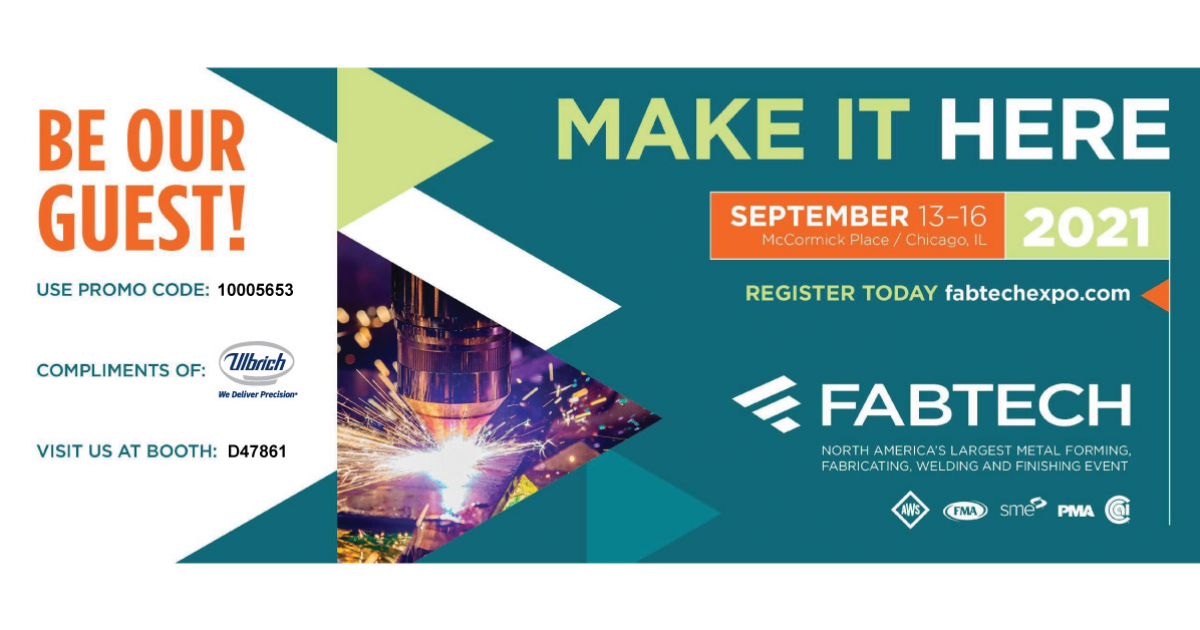 Fabtech 2021 | Ulbrich